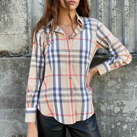 Burberry | Tops | Burberry Button Up Oxford | Poshmark